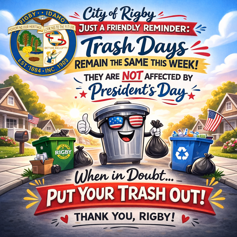 Calendar - City of Rigby